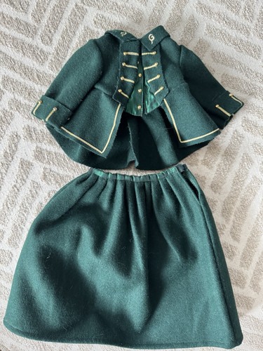 American Girl Doll Felicity Riding Outfit Green Jacket Skirt Equestrian ...