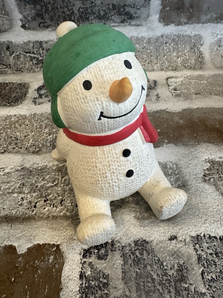 Holiday Squeaky Snowman Dog Toy Christmas Plush Pet Chew Play Toy | eBay