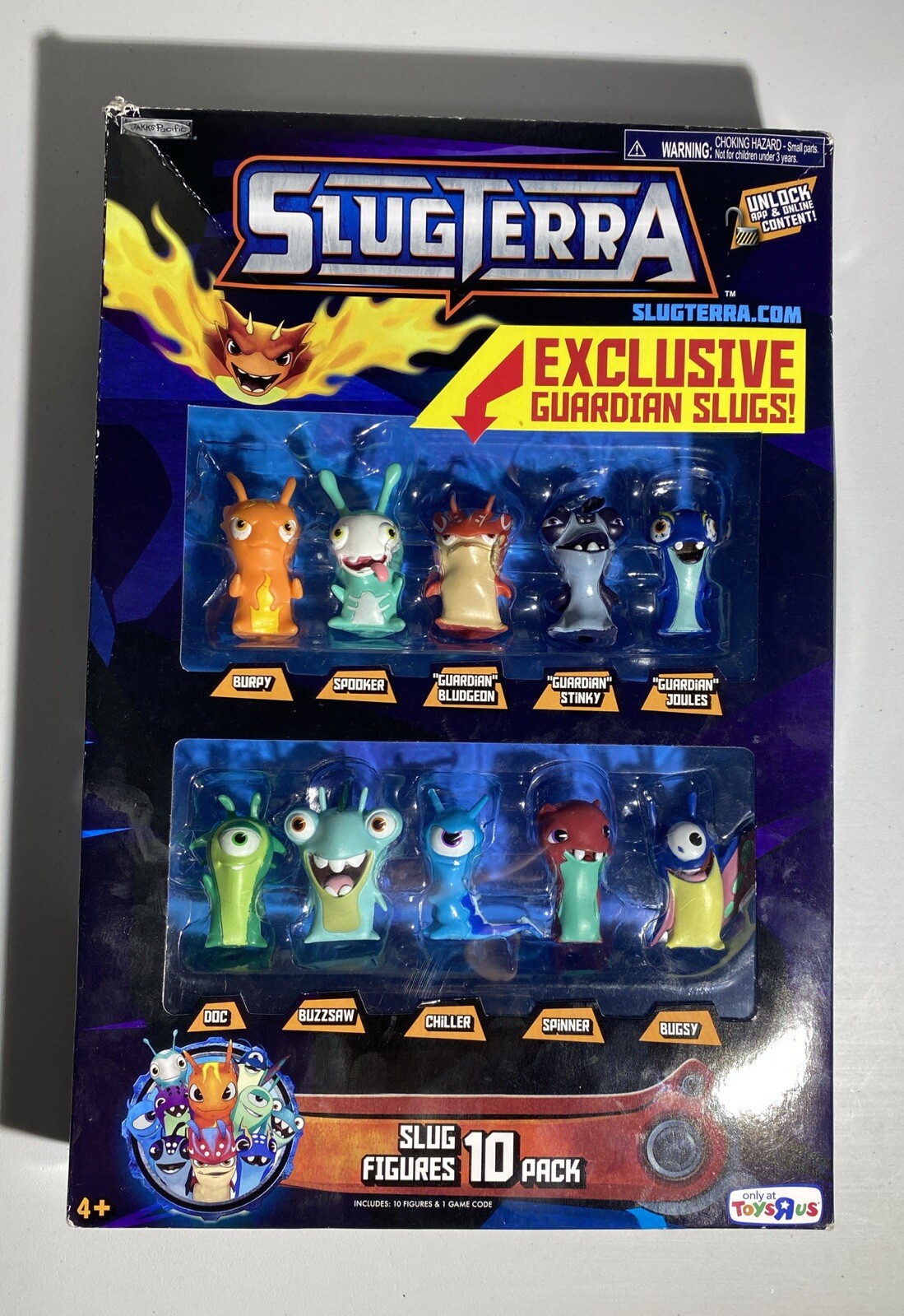 SlugTerra Figures 10 Pack with Exclusive Guardian Slugs Jakks Pacific ...