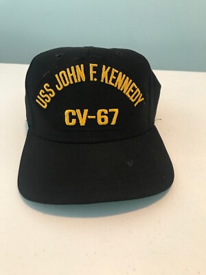 USS John F Kennedy CV -67 Hat Snap Back Military Trucker Hat OSFA ...