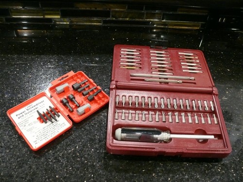 CREDO Screwdriver Drill bit set Nut Driver set work on dewalt Makita ...