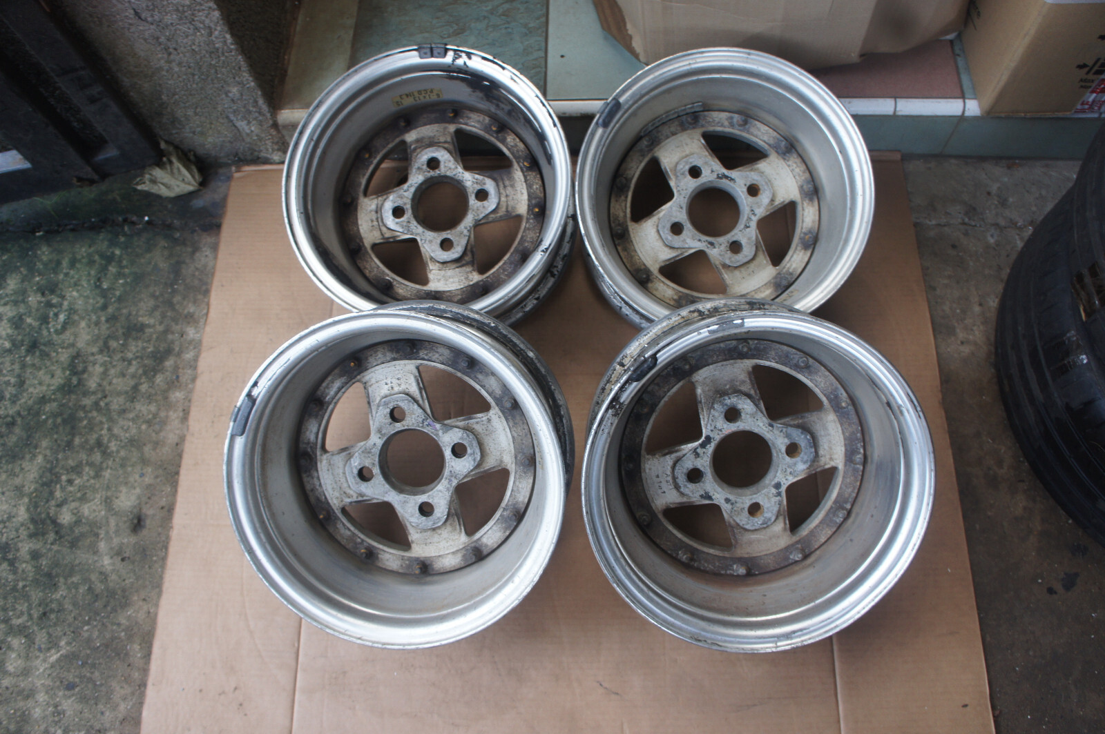 13" SSR MK2 mk-2 Rims Wheels 114.3x4 | JDM | Datsun Ta22 Ae86 Starlet ...