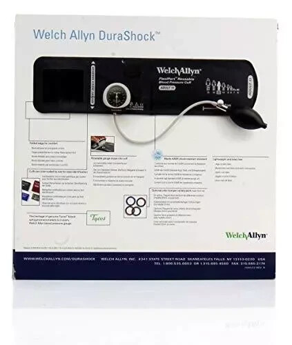 Welch Allyn DS44-11 Durashock Adult Cuff Aneroid Sphygmomanometer | eBay