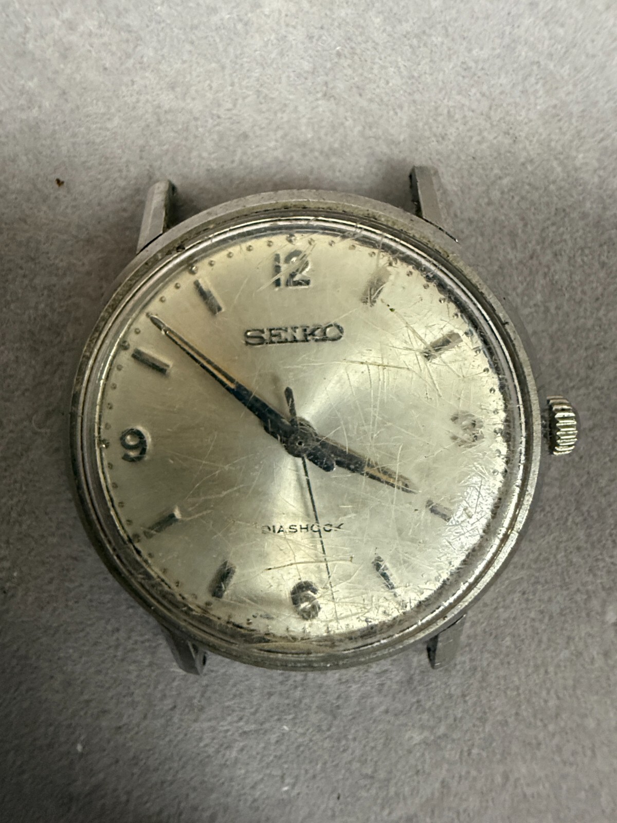 Vintage Seiko Diashock Stainless Steel Waterproof Ret… - Gem