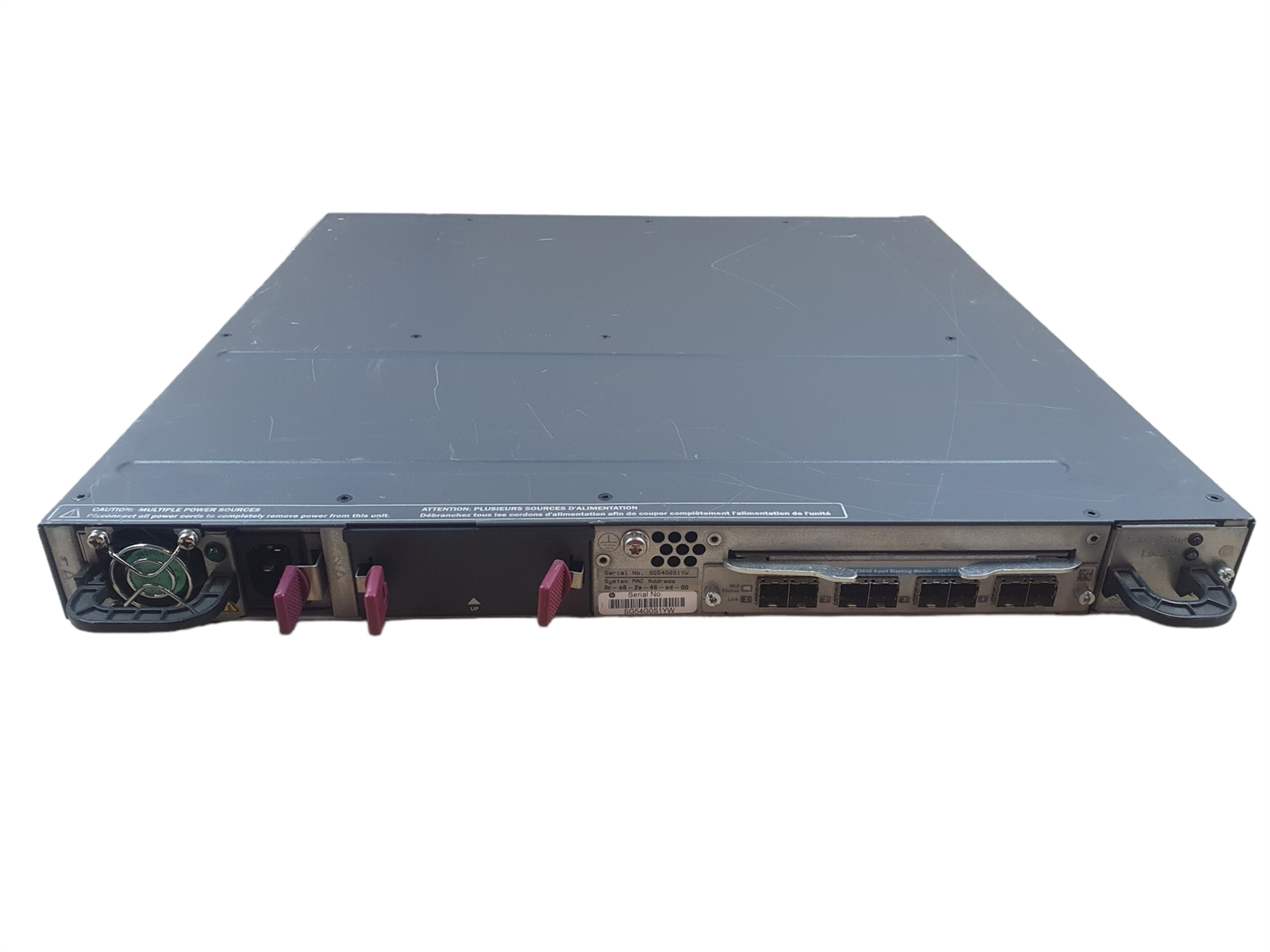 HP J9573A 3800-24G-PoE+ 24-Port Gigabit PoE+ Switch with 2x 10GbE SFP+ ...