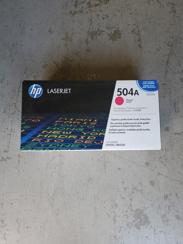 HP LaserJet 504a Magenta Print Toner Cartridge CE253A NEW | eBay