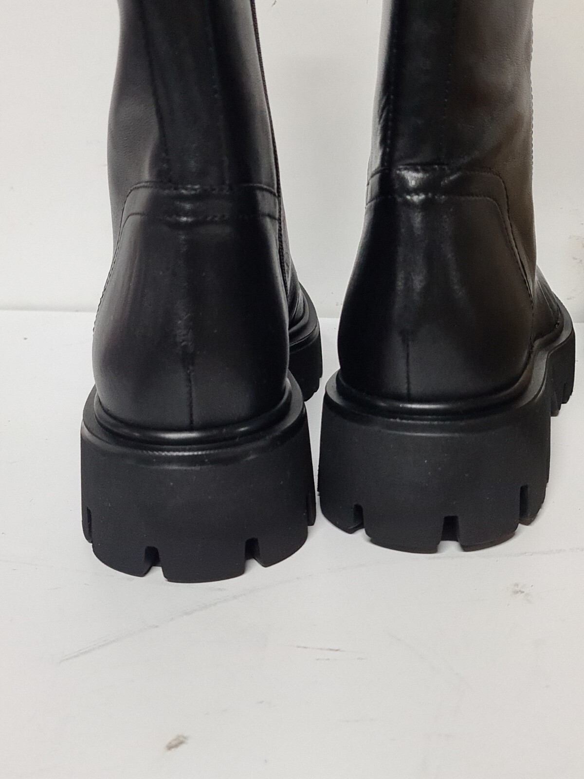 Clarks+Womens+Motive+Lace%C2%A0Black+Leather+Boots+Size+UK+4+D%2FEU+37 ...