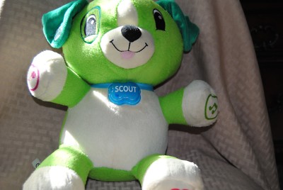 Kids Plush Toy My Pal Scout by Leap Frog Green & White in color Toddler ...
