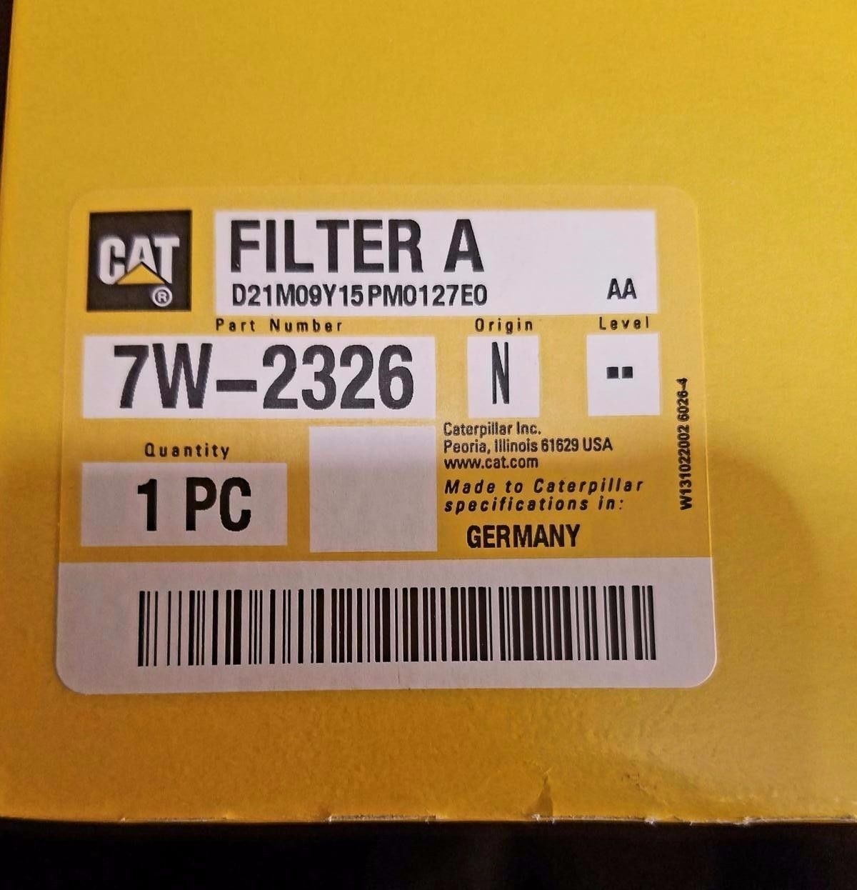 3 Caterpillar Engine Oil Filters 7W-2326 / OEM CAT 7W2326 | eBay
