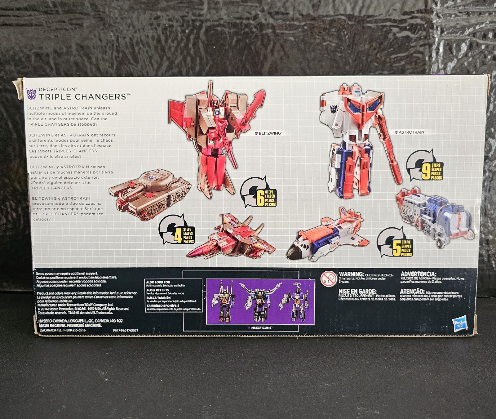 Blitzwing and Astrotrain Set of 2 Transformers Platinum Edition G1 ...