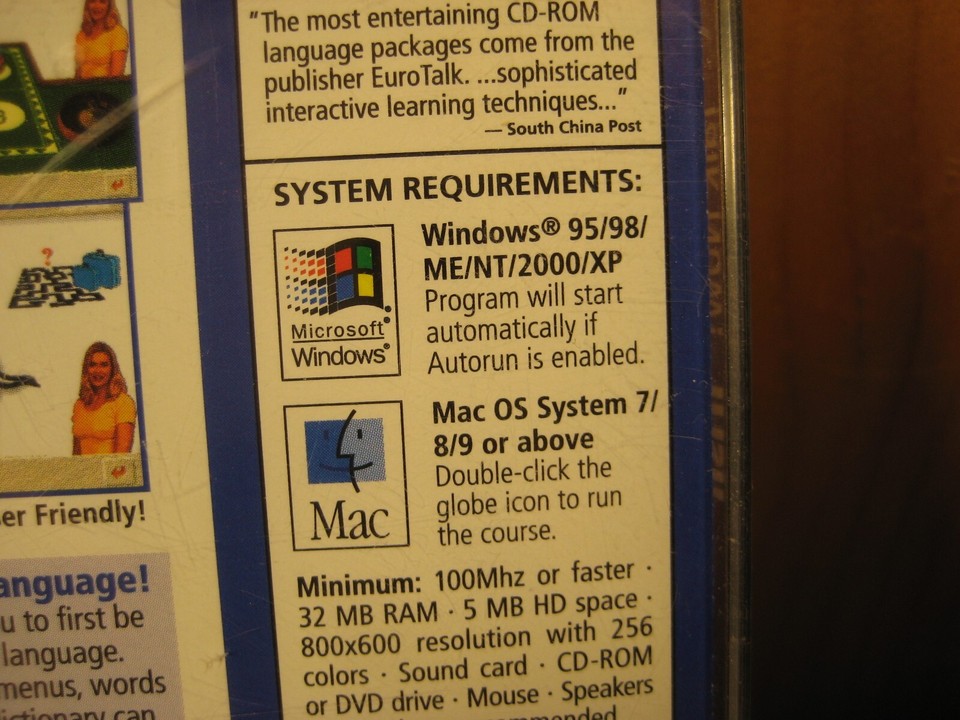 EuroTalk Interactive Learn Irish Gaelic PC CD for Windows XP / 95 / 98 ...