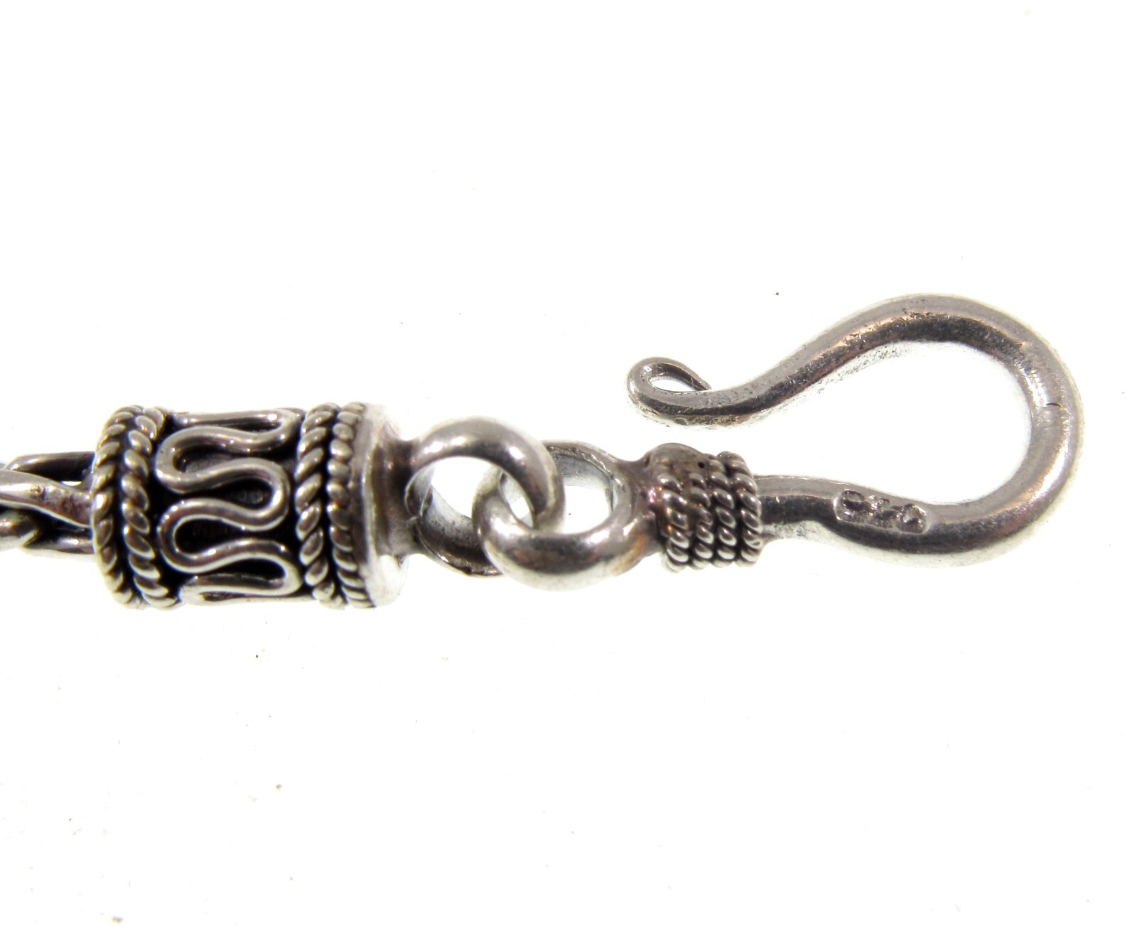 2.5MM Handmade Solid 925 Sterling Silver Balinese WHEAT Link Chain ...