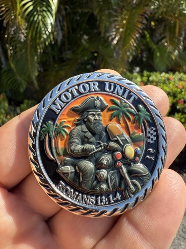 City Of Naples Police Motor Unit Challenge Coin Heavy / Rare | eBay