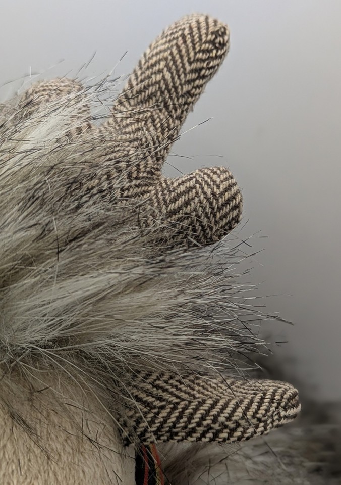 Pier 1 Imports Plush Bolt The Christmas Reindeer 13" Furry Stuffed ...