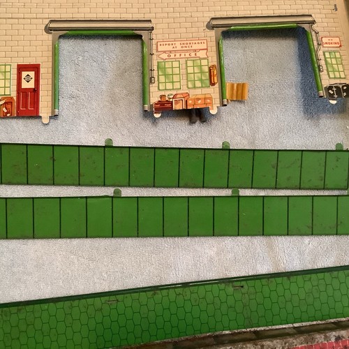 Marx Freight Terminal Tin Litho Train Station Toy Building Vintage ...