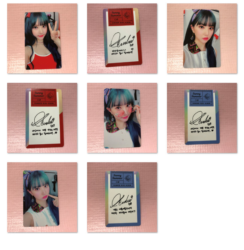 GFRIEND Official PHOTOCARD Summer Mini Album SUNNY SUMMER Photo Card ...