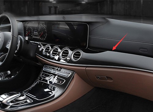 For Benz E-Class W213 2016-2021 PC Black Middle Console Dashboard Panel ...