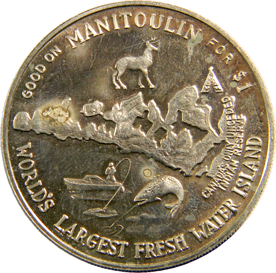 Canada Manitoulin Island, Ontario 1976 Haweater Dollar Token (02427) | eBay