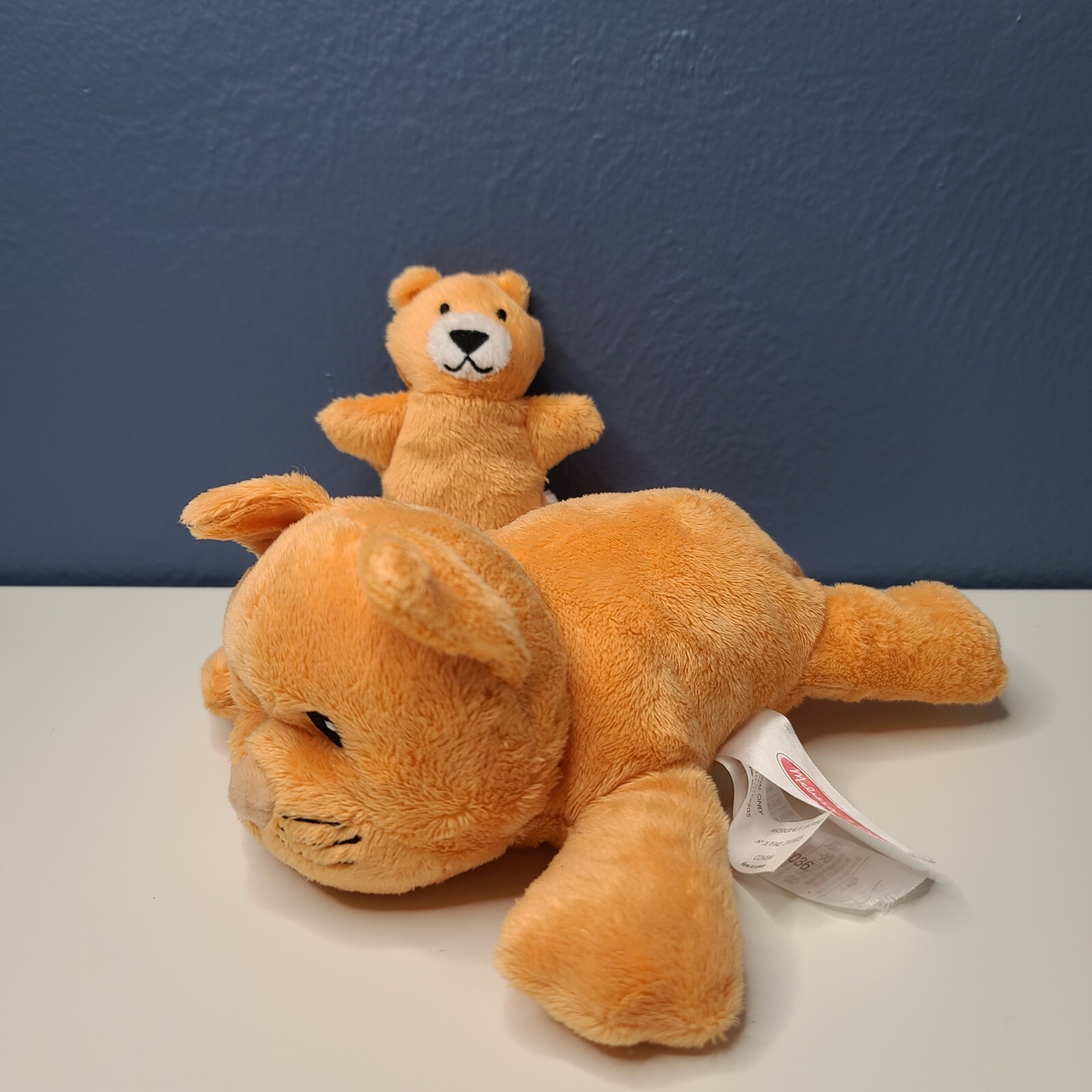 Melissa & Doug 8" Cat Plush Orange Stuffed Animal Soft Toy Kitty Kitten ...