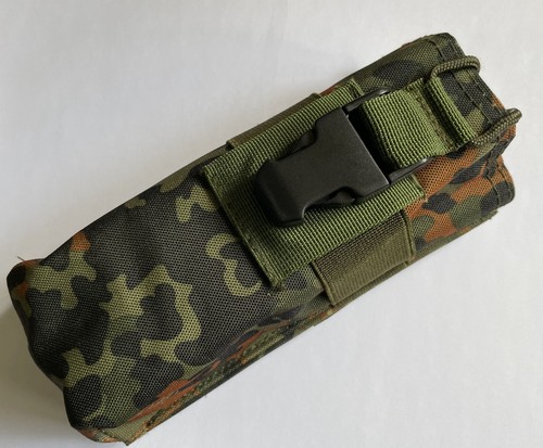 New Airsoft Molle Webbing PRC-148 MBITR Radio Pouch Flecktarn Germany ...