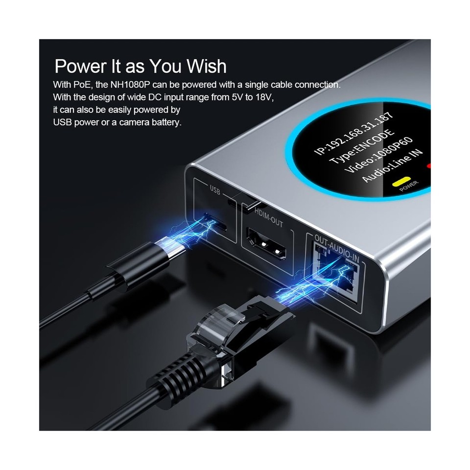 Full NDI Video Encoder/Decoder HDMI to Full NDI/NDI to HDMI/NDI Video ...