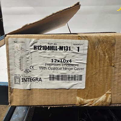 INTEGRA ENCLOSURE 12X10X4 Premium Enclosure With OPAQUE Hinge Cover | eBay