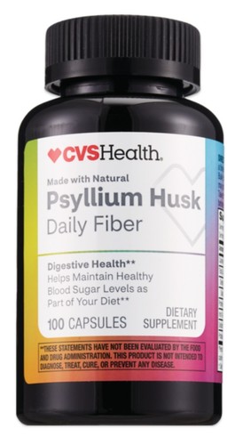 2X Cvs Psyllium Husk Daily Fiber 100 Capsules Ea Exp 02/2025 | eBay