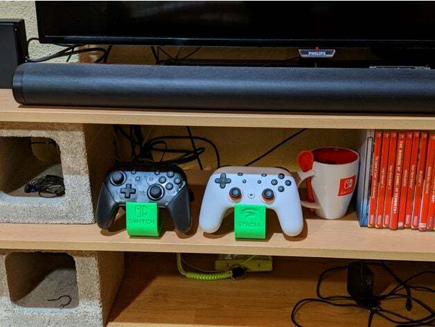 Nintendo Switch Pro Controller Holder with Logo Gamepad Trophy Stand ...