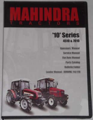 MAHINDRA 4510 7010 TRACTOR SERVICE SHOP REPAIR PARTS MAINTENANCE MANUAL ...