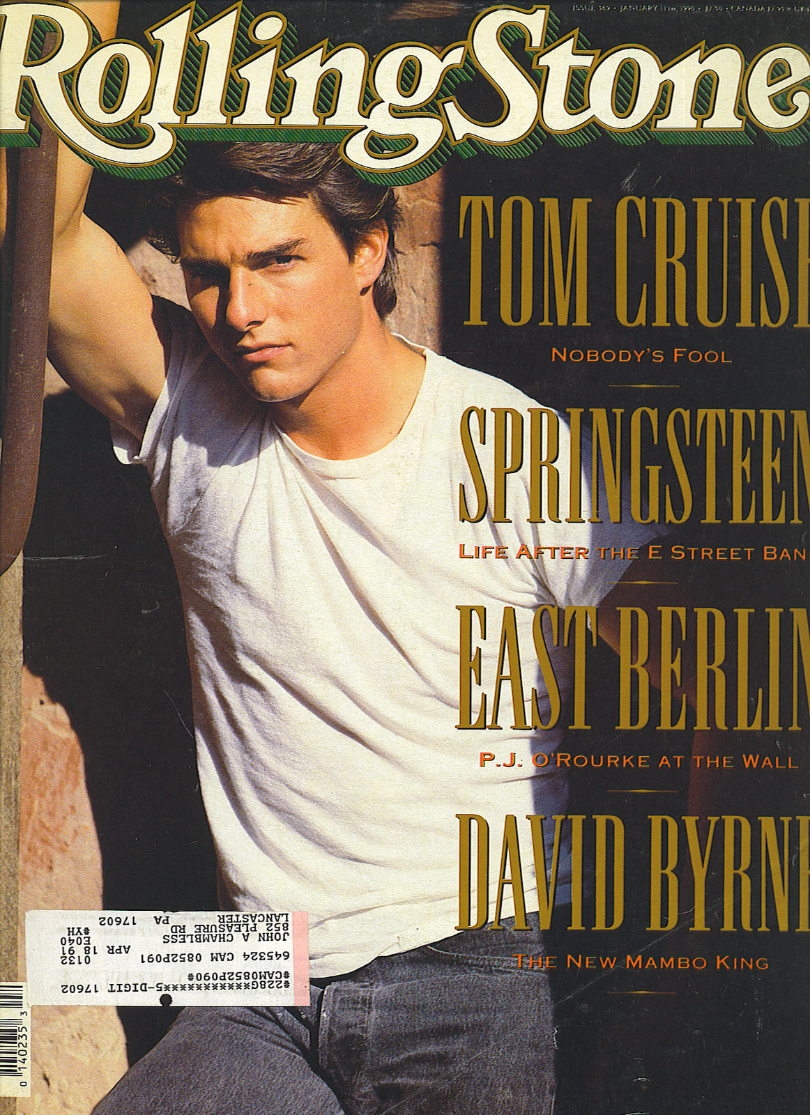 ROLLING STONE magazine #569 TOM CRUISE cover Bruce Springsteen | eBay