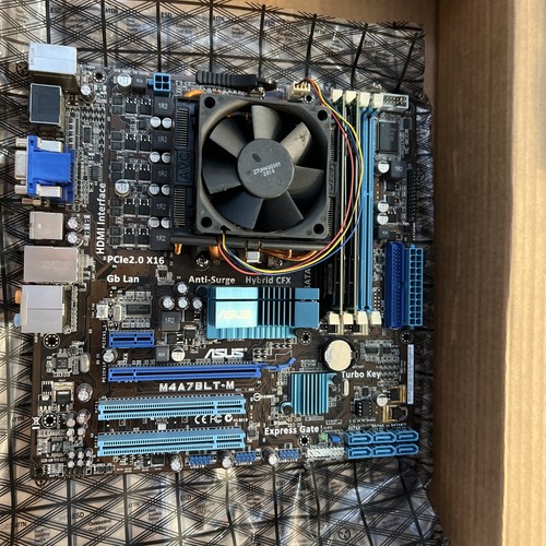ASUS AMD Motherboard M4A78LT-M/CM1630/DP_MB with 8GB DDR3 Memory | eBay