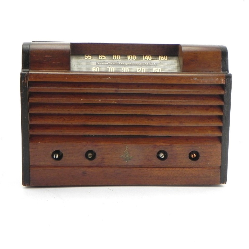 Emerson Radio 550 Wood Tube Table Radio Circa 1947 | eBay