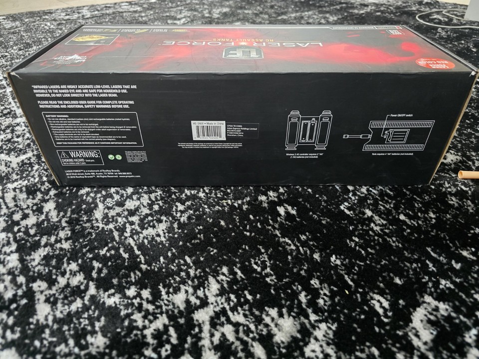Laser Force RC Battle Tank - Red T44 Edition w/ Remote, Box & Extras ...