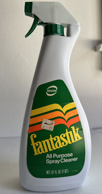 VTG Fantastik All Purpose Cleaner Spray Bottle 32oz Movie TV Prop 80's ...