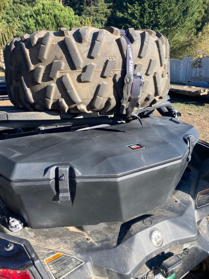 UTV Rear Cargo Storage Box for Can Am Maverick X3/Outlander/Renegade ...