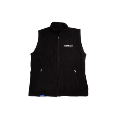 VEST-YAMAHA RACING ZIP BK CRP-20VYR-BK-LG FAST FREE SHIPPING! | eBay