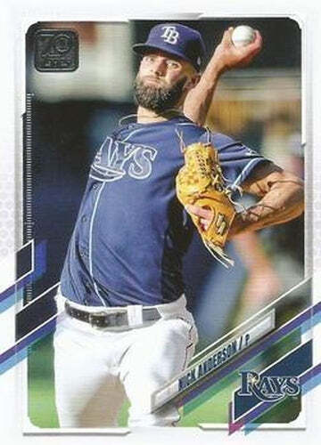 #US233 Nick Anderson - Tampa Bay Rays - 2021 Topps Update Baseball | eBay