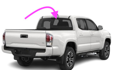 Fits 2005-2023 Toyota Tacoma Back Window Rear Slider Glass | eBay