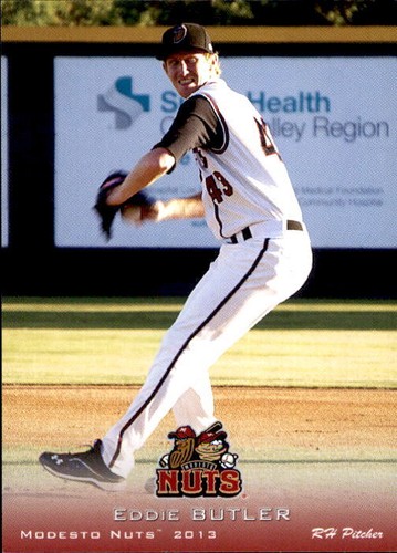 2013 Modesto Nuts Grandstand 6 Eddie Butler Chesapeake Virginia VA ...