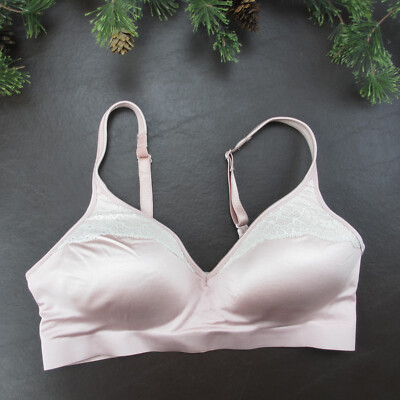 Bali Bra Size S Light Pink Wireless Padded Clasp Back | eBay