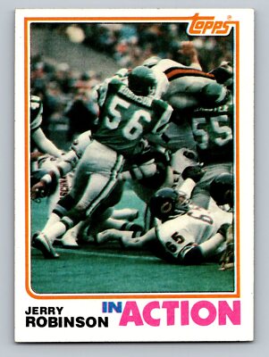 1982 Topps #456 Jerry Robinson IA Philadelphia Eagles | eBay