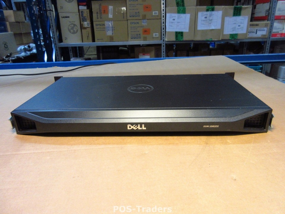 Dell PowerEdge 1082DS 1082 8-Port KVM Remote Console Switch Keyboard ...