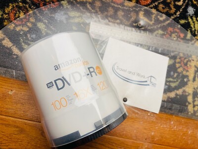 Amazon Basics 100 Pack DVD-R 4.7GB 16X Speed 120 Minutes Blank Discs | eBay