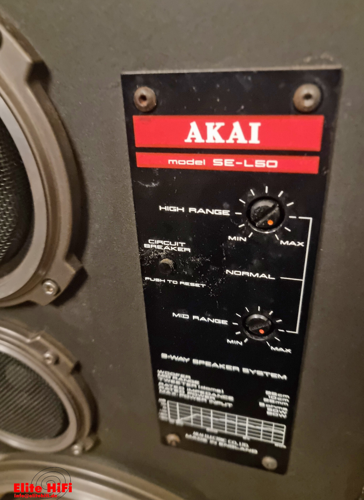 1981 ⭐️⭐️⭐️⭐️ Vintage Lautsprecher Akai SE-L 50 ⭐️⭐️⭐️⭐️ | eBay