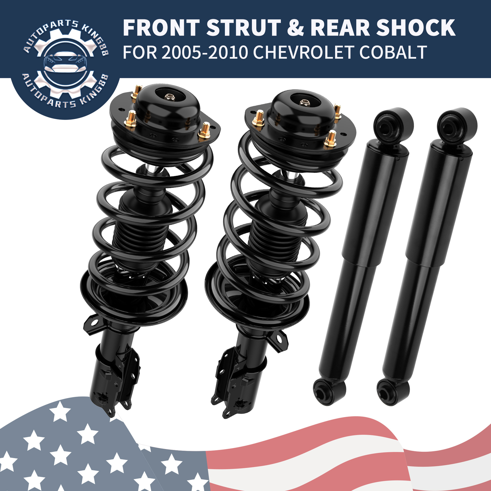 For 2006-2011 Chevrolet HHR Front Complete Struts & Rear Shock Absorber ...