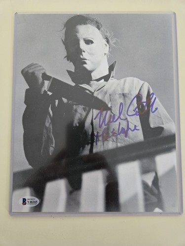 Nick Castle Halloween Michael Myers Autographed Photo Beckett ...