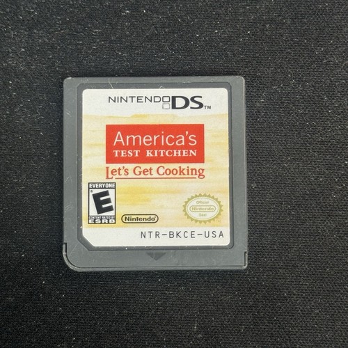 AMERICA'S TEST KITCHEN: LET'S GET COOKING NINTENDO DS GAME 3DS 2DS LITE ...