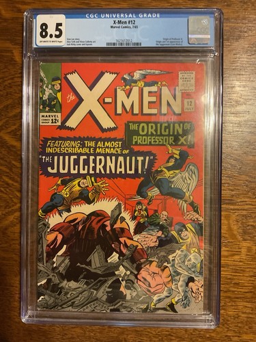 X-Men #12 Origin And 1st Appearance Of The Juggernaut CGC 8.5 Marvel ...