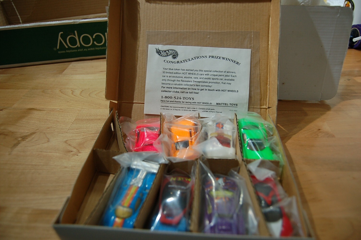 Lot of 8 Hot Wheels Revealers 10 Car Blue Token Prize Set no '65 ...