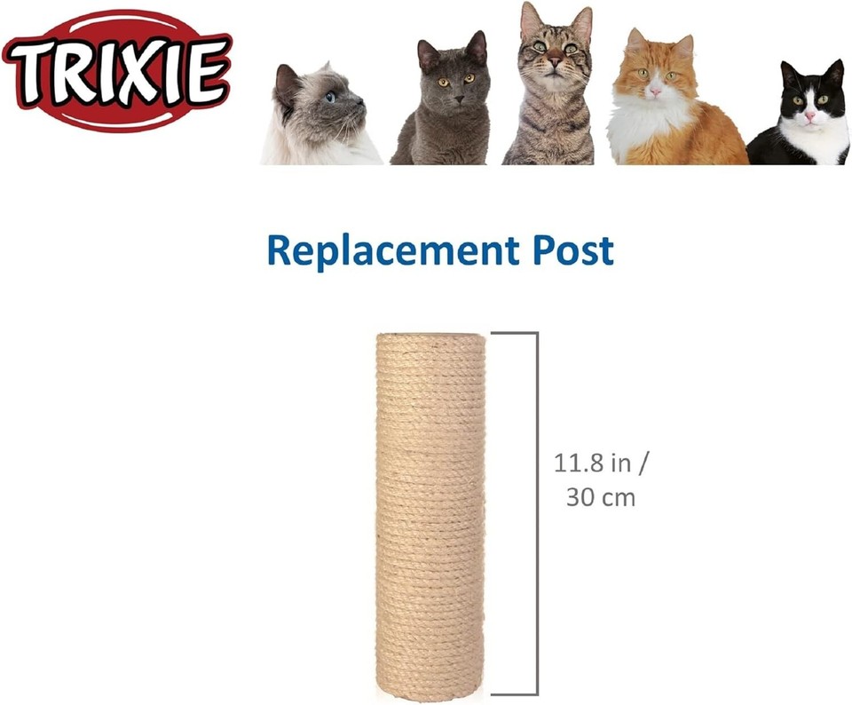 Replacement Sisal Post for Scratching Posts Cat Trees and Cat Towers | eBay